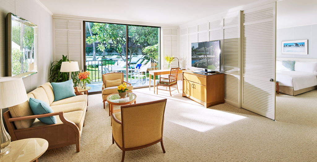 Poolside Suite | Suites | Halekulani Hotel